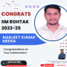 IIM Rohtak Selection Criteria MBA 2024-26 Based on RTI
